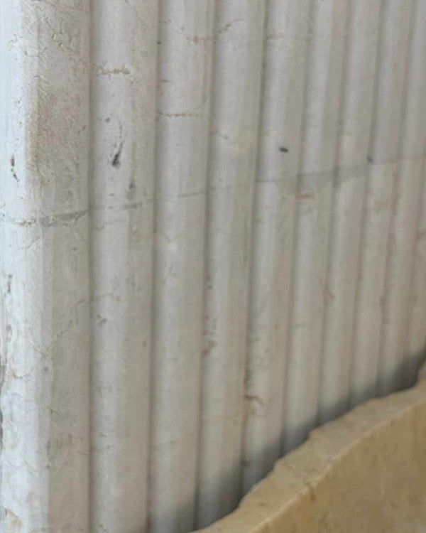 KOMARIO fluted marble tile – BisqueTraders