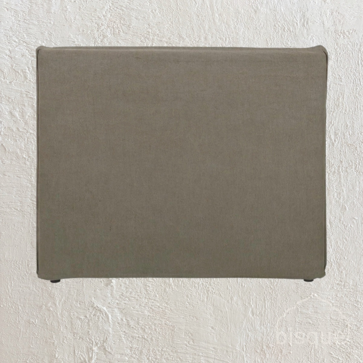 Zara : King Linen Bedhead, Taupe - BisqueTraders