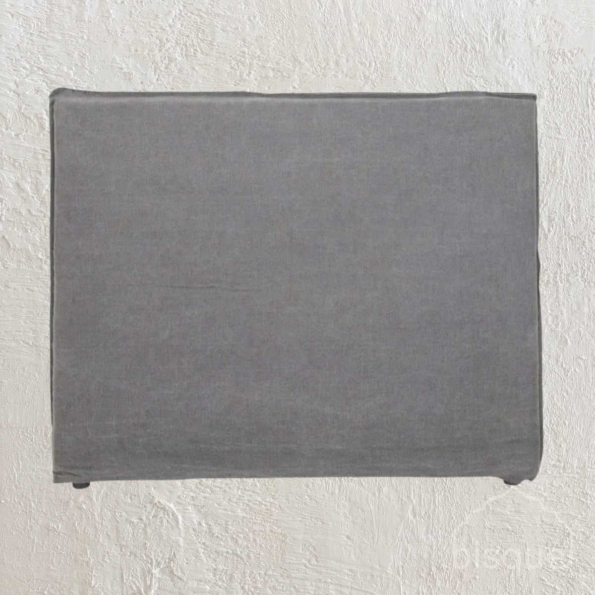 Zara : King Linen Bedhead, Grey - BisqueTraders