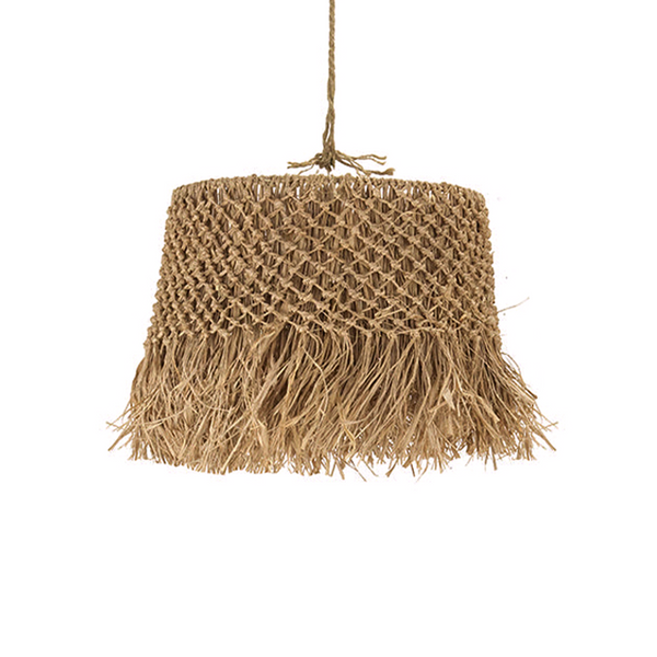 Laisa : Raffia Pendant Light – BisqueTraders