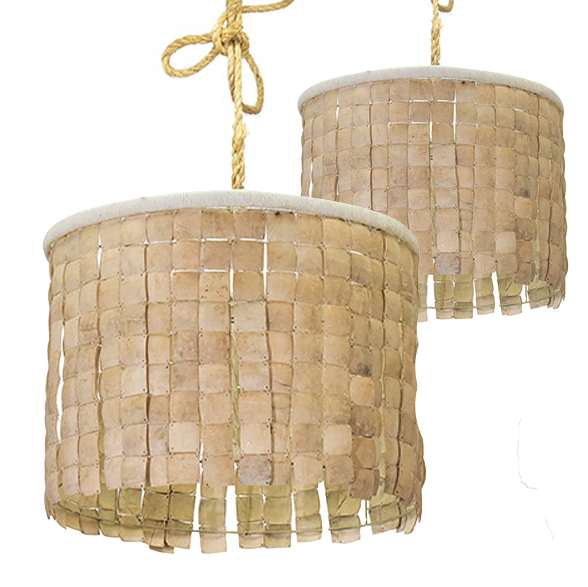 Sereana : Coconut Shell Drum Pendant Light – BisqueTraders
