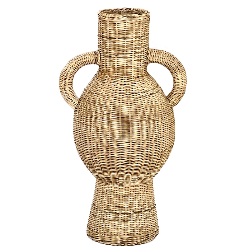 Luwi : Rattan Jug – BisqueTraders