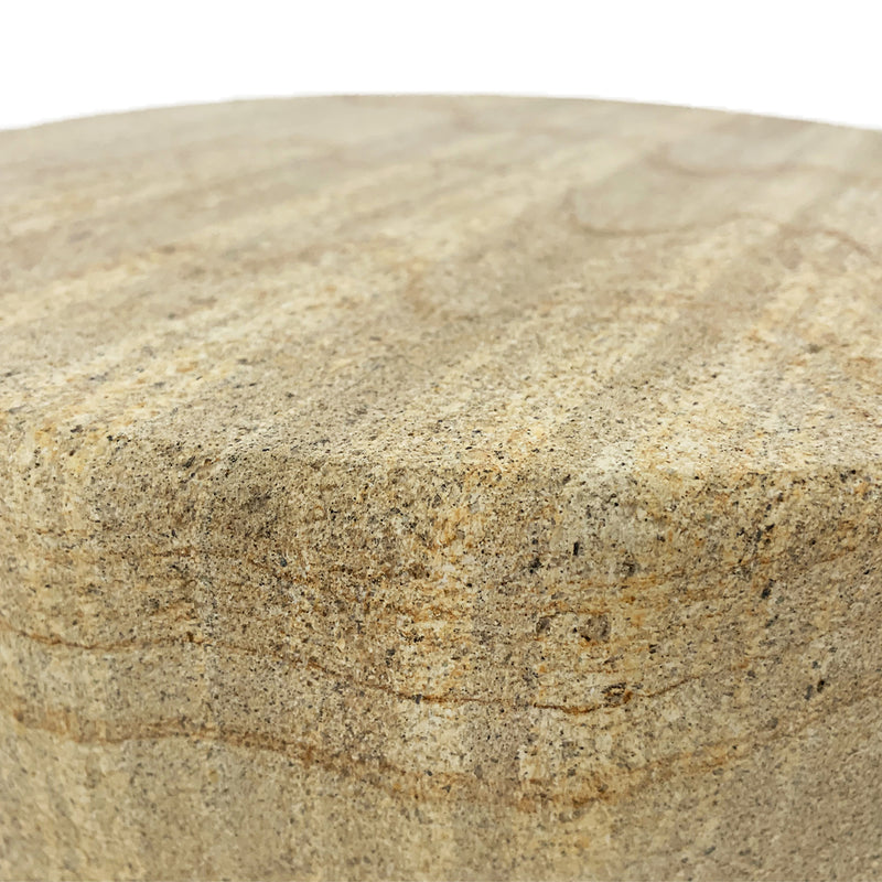 Isondo : Limestone Side Table – BisqueTraders